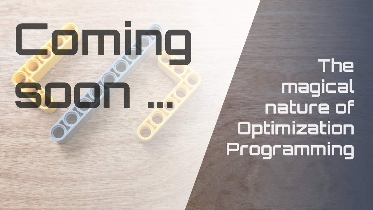 The Magical Nature Of Optimization Programming · Opt Models